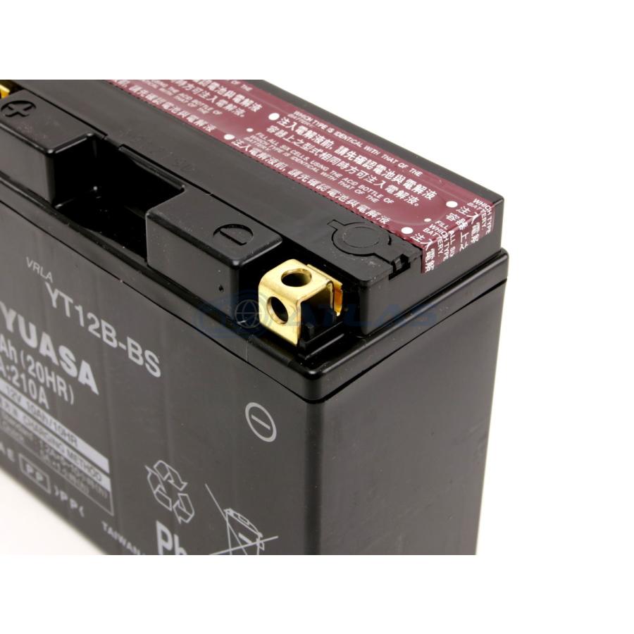 台湾YUASA YT12B-BS 液入り充電済み 1年保証付き 互換 YT12B-4 FT12B-4 GT12B-4 デポー