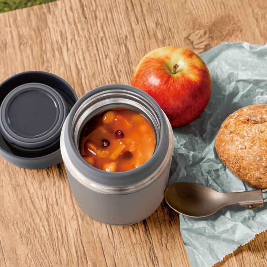 Atlas（キッチン、日用品） 保温弁当箱 フードポット スープジャー 310ml 保温 保冷 真空断熱 ステンレス 飲み口カバー付き 軽量 水筒 保温調理 マグ フードコンテナ アトラス ...