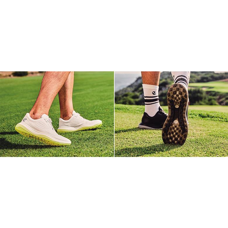 ecco エコー LT1 BOA EG132274 スパイクレス ゴルフシューズ ホワイト×ぺトロール(61203) : テレ東アトミック ...