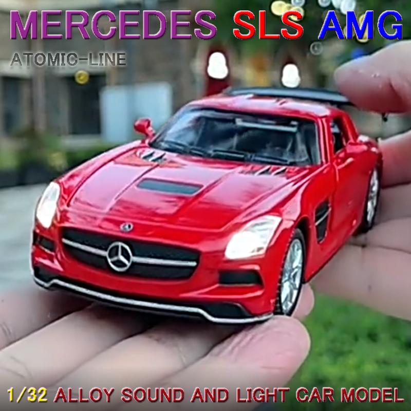 メルセデスAMG メルセデスベンツ SLS AMG 1/32 ミニカー 全4色 ライト点灯 エンジンサウンド 合金モデル 模型 ジオラマ : ATOMIC LINE - 通販 - Yahoo ...
