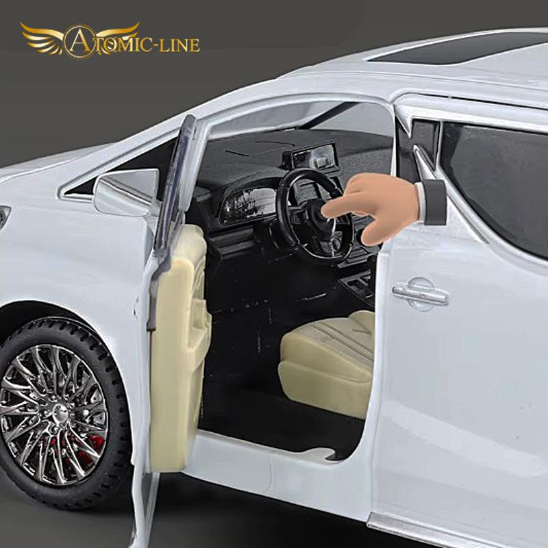 トヨタ レクサス LM300H 1/24 ミニカー 全2色 ライト点灯 サウンド 合金モデル 模型 キーレスリモコン付き ジオラマ : ATOMIC LINE - 通販 - Yahoo!ショッピング