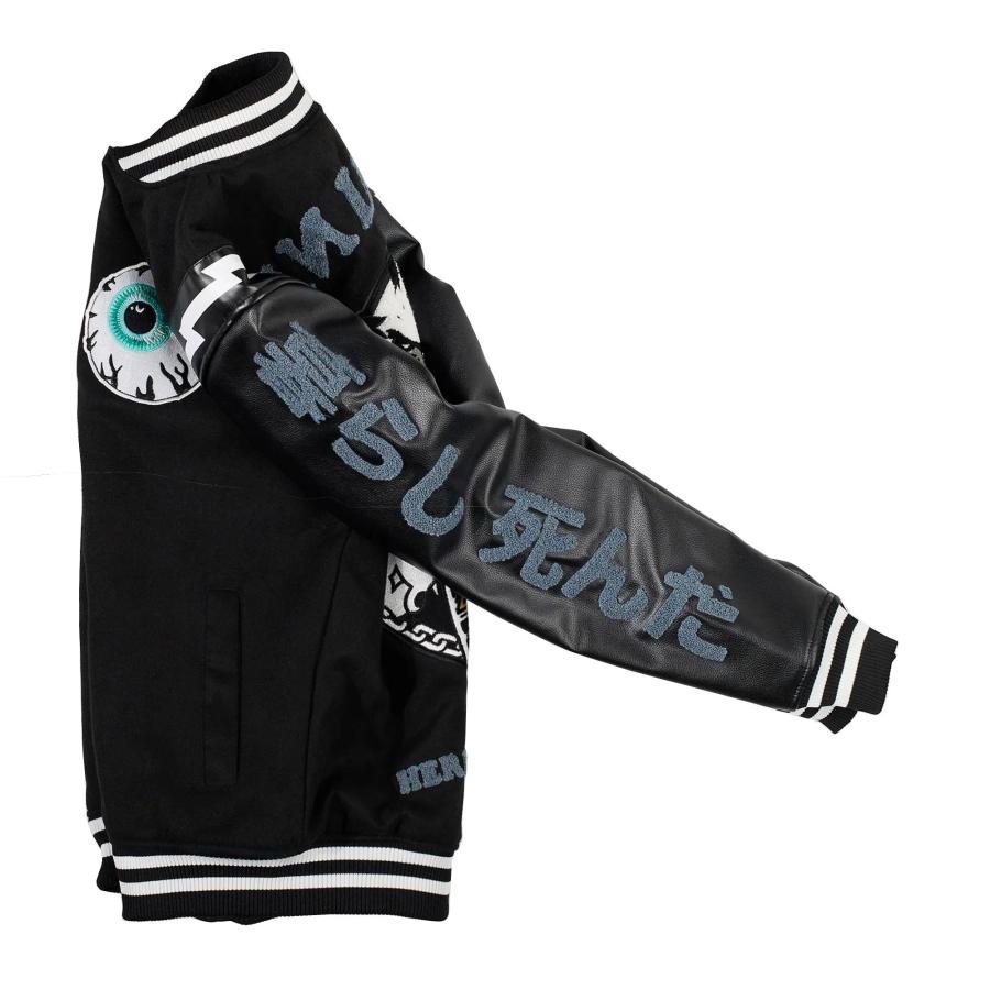 MISHKA TROUBLEMAKER スタジャン バーシティ ジャケット ブラック VARSITY JACKET Black ミシカ サイズ ...