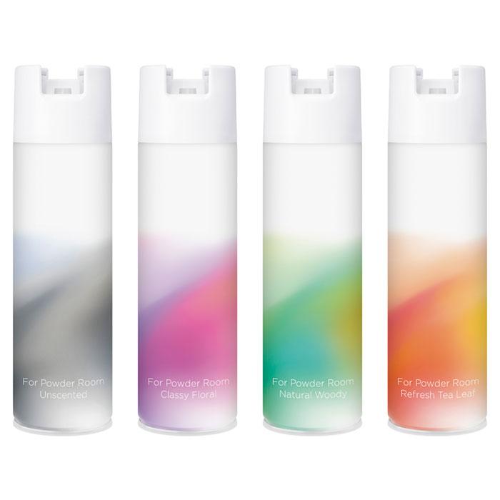 エステーPRO 消臭力 業務用 For Powder Room スプレータイプ 365mL 24本セット（無香料・クラッシィフローラル・ナチュラルウッディ・リフレッシュリーフ） : アトム ...