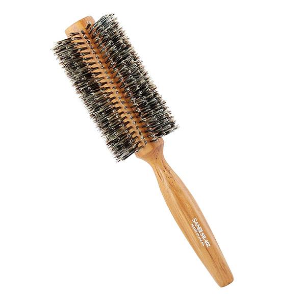 サンビー ロールブラシ SR-402 やわらかい豚毛【SANBI ブラシ ブラッシング ヘアブラシ スタイリング ヘアアレンジ 豚毛】 : アトム屋美容本舗 - 通販 - Yahoo!ショッピング