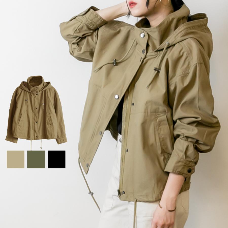 atONE アウター ジャンパー マウンテンパーカー パーカー フーディ キレイめ レディース カジュアル ベージュ 黒 カーキ 春 秋 : atONE - 通販 - Yahoo!ショッピング