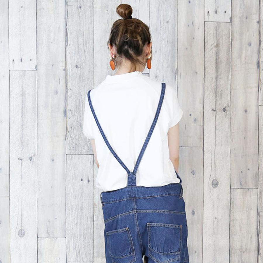 atONE パンツ サロペット ワイド ストレート デニム ジーンズ 綿 コットン ロング丈 カジュアル ゆったり 大きいサイズ 楽ちん レディース : atONE - 通販 - Yahoo ...