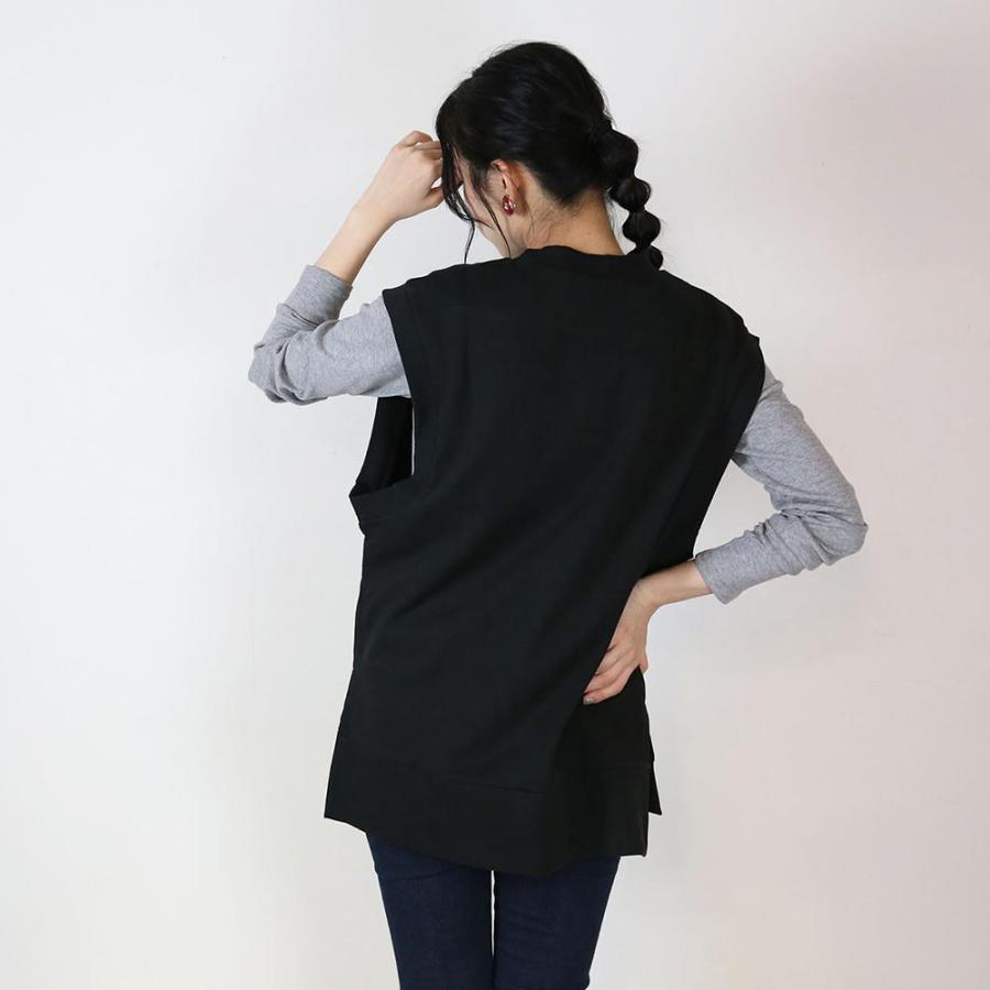 裏毛ビックワイドベスト レディース 大きいサイズ M L LL 3L 4L5L 黒 白 グレー カーキ : wk-0298 : atONE - 通販 - Yahoo!ショッピング