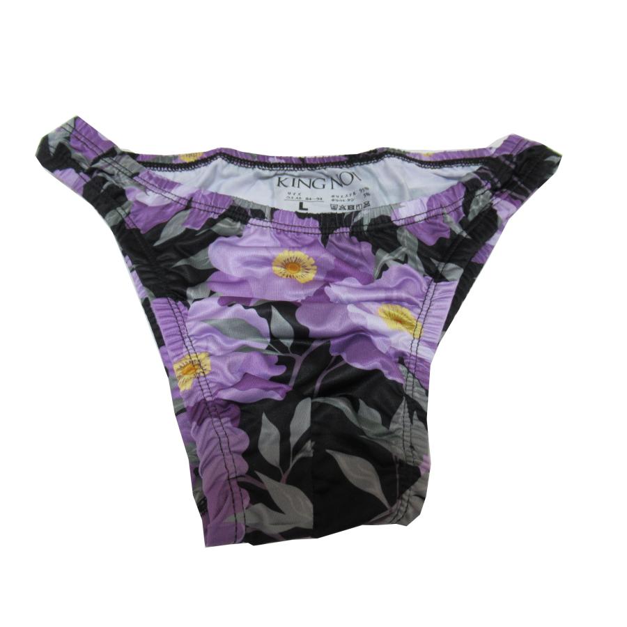 メンズファッション 下着 ビキニブリーフ KING NOVA/キングノバ ビキニパンツ パープル 花柄 p005 : アトリエカワ - 通販 - Yahoo!ショッピング