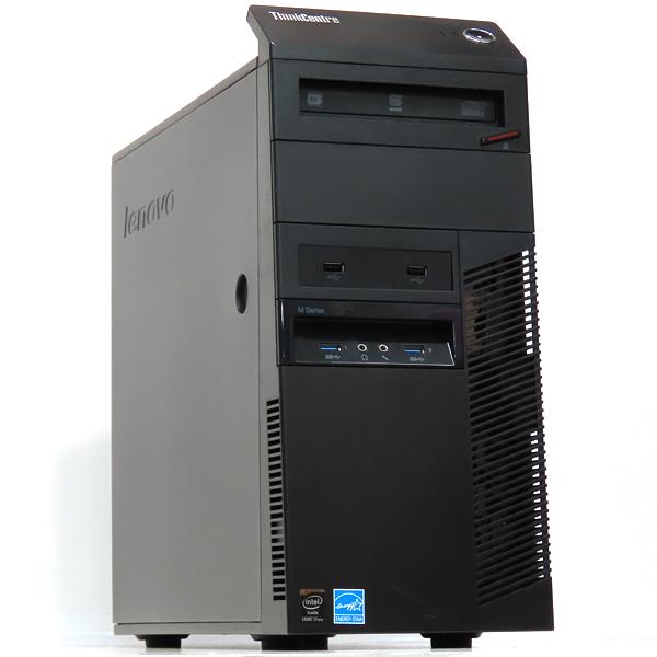 ThinkCentre 中古パソコン デスクトップ Lenovo ThinkPad M93p Core i7 16GB 新品SSD 512GB ...
