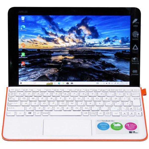 TransBook 中古 ノートパソコン Windows10 タッチパネル ASUS Mini T102HA 10.1インチ Atom x5 ...