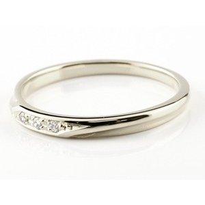 ジュエリー工房アトラス メンズ エンゲージリング 婚約指輪 ダイヤ ハードプラチナ950 ダイヤモンドリング指輪 リング つや消し pt950 ストレート スリーストーン 人気 セール ...