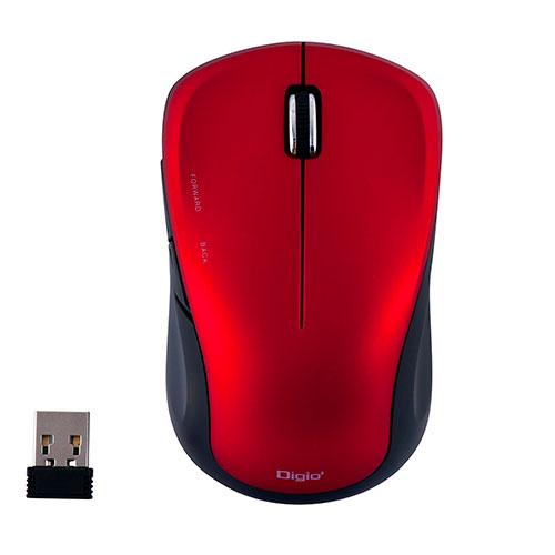Digio デジオ 無線5ボタンBlueLEDマウス レッド MUS-RKF118R : Atsツールストア - 通販 - Yahoo!ショッピング