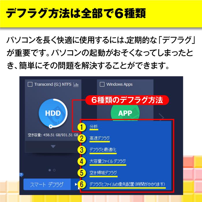 Smart Defrag 9 Pro ドライブの最適化 高速化｜オンラインコードカード版 : あつまるヤフーショップ - 通販 - Yahoo ...