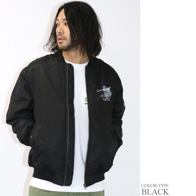 CONFUSE MA-1 メンズ ミリタリージャケット フライト ブルゾン 中綿 ナイロン プリント アウター アメカジ ブランド ゆったり ...