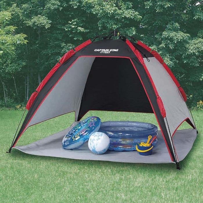 CAPTAIN STAG テント ワンタッチ 一人用 クイックサンシェルター 200UV キャプテンスタッグ 日よけテント M-3139 キャンプ 持ち運び : attention - 通販 ...