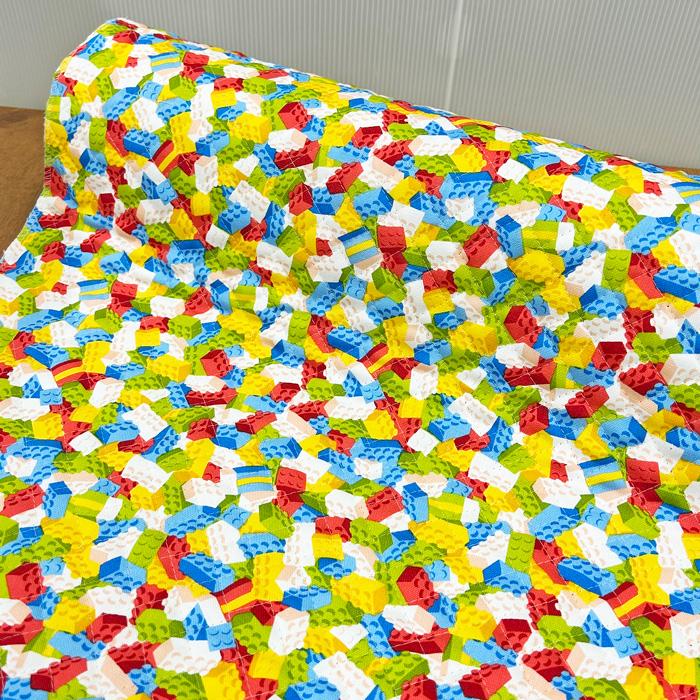 Nanikore? シリーズキルティング生地/お勉強がテーマのシリーズ/ブロックの中に何かがかくれんぼ/ BLOCK HIDE AND SEEK/入園入学/N25 : アットホビーゴトウヤフー ...