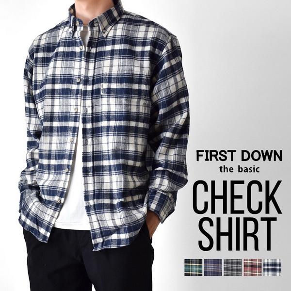 ネルシャツ メンズ ボタンダウン 長袖 ファーストダウン FIRSTDOWN thebasic 送料無料 通販YC : as-7952700 : アット・セレクト - 通販 - Yahoo ...