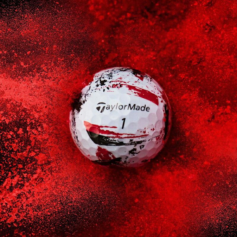 TaylorMade 【即納】 1ダース テーラーメイド スピードソフト インク ボール 2024 レッド SPEED SOFT INK ...