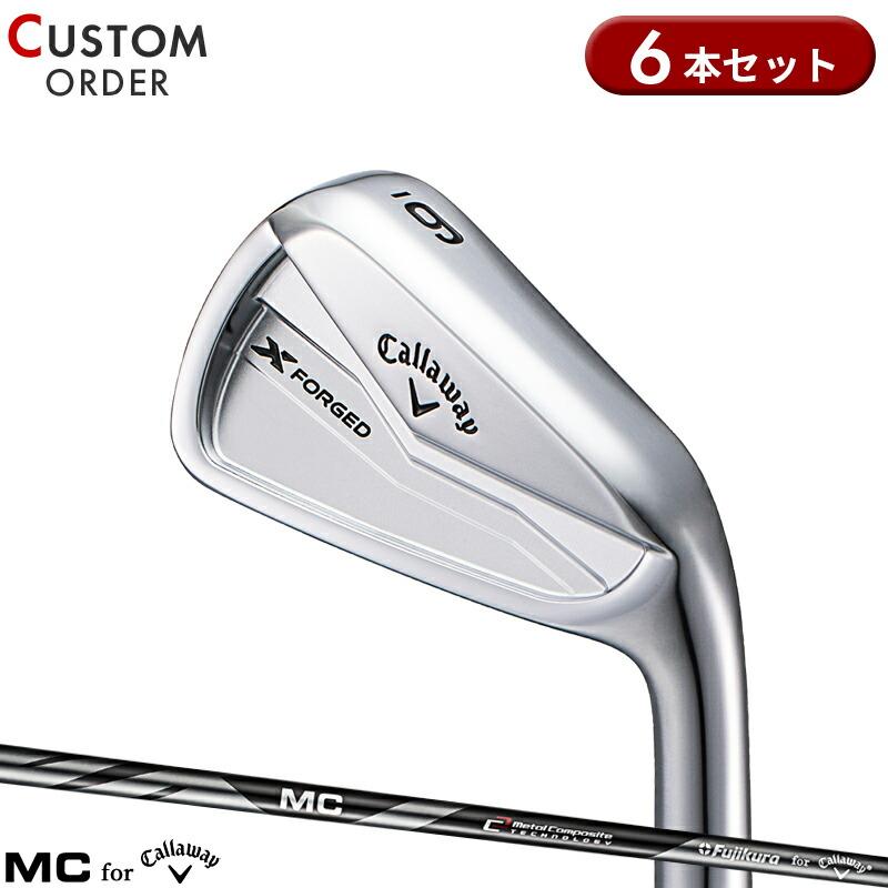 X（キャロウェイゴルフ） カスタム キャロウェイ X フォージド アイアンセット 6本組 フジクラ MC カーボンシャフト FORGED ...