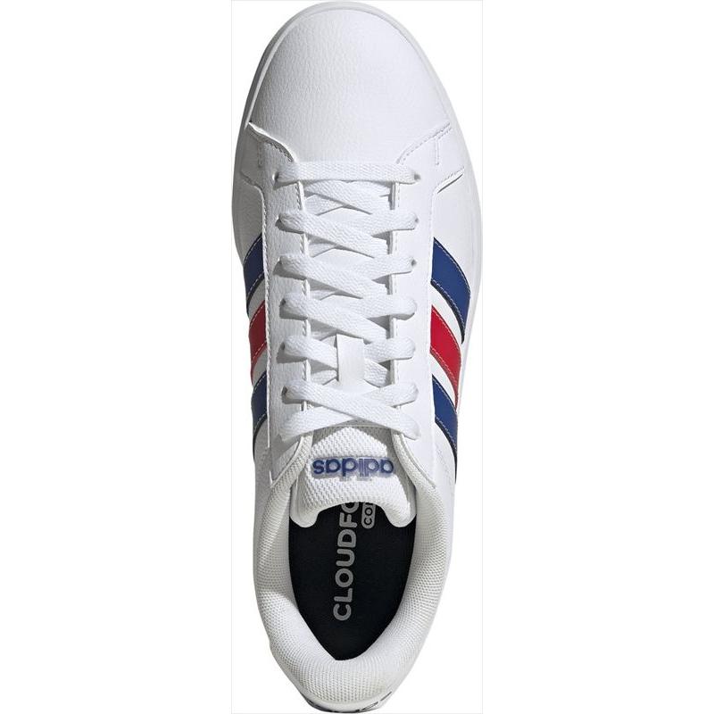 adidas（アディダス） ユニセックスシューズ GRAND COURT BASE 3.0 U (HQ0081) フットウェアホワイト/チーム ...