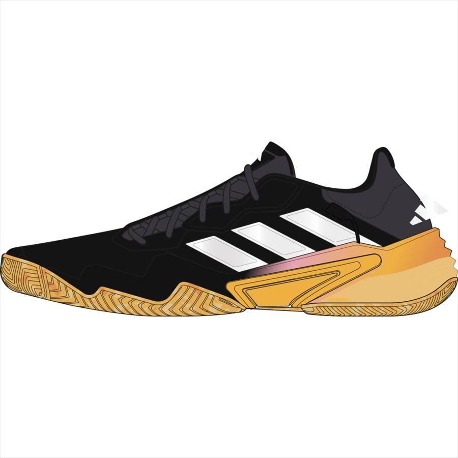 adidas [adidas]アディダス テニスシューズ Barricade 13 M AC (IF0467) オーロラブラック/ゼロ ...