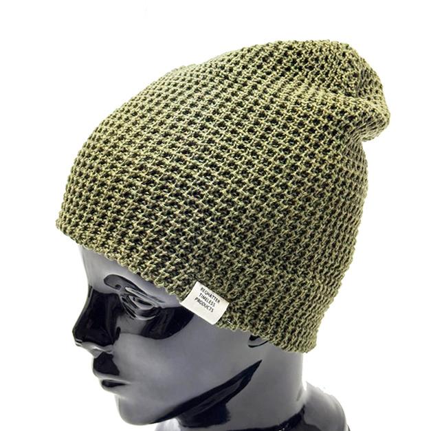 コットン ワッチキャップ ワッフル ニットキャップ ニット 帽子 メンズ リラックスワッチ ルーズワッチ 2WAYデザイン 綿100％ ReqHatter 別注企画 : MARK. - 通販 ...