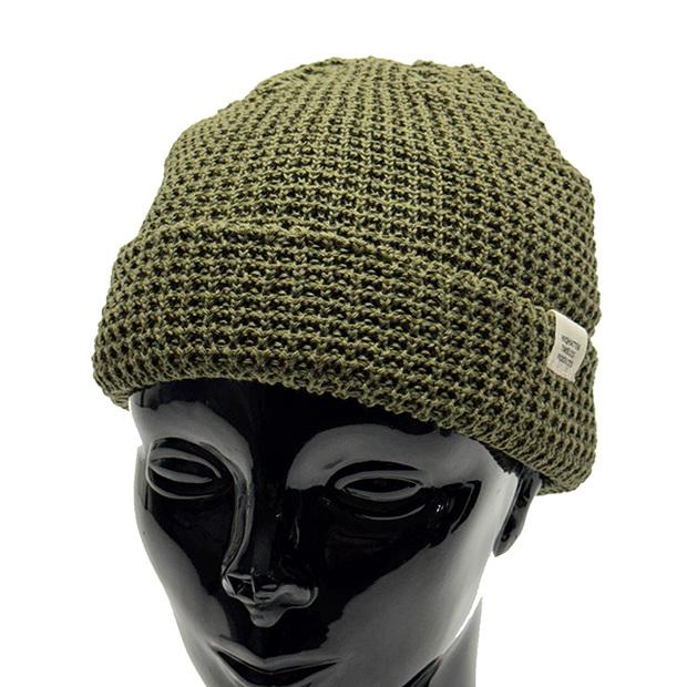 コットン ワッチキャップ ワッフル ニットキャップ ニット 帽子 メンズ リラックスワッチ ルーズワッチ 2WAYデザイン 綿100％ ReqHatter 別注企画 : MARK. - 通販 ...