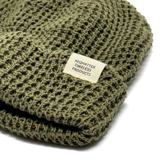 コットン ワッチキャップ ワッフル ニットキャップ ニット 帽子 メンズ リラックスワッチ ルーズワッチ 2WAYデザイン 綿100％ ReqHatter 別注企画 : MARK. - 通販 ...