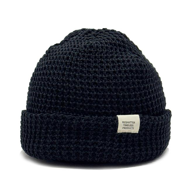 コットン ワッチキャップ ワッフル ニットキャップ ニット 帽子 メンズ リラックスワッチ ルーズワッチ 2WAYデザイン 綿100％ ReqHatter 別注企画 : MARK. - 通販 ...