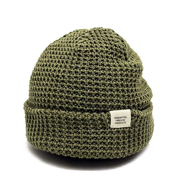 コットン ワッチキャップ ワッフル ニットキャップ ニット 帽子 メンズ リラックスワッチ ルーズワッチ 2WAYデザイン 綿100％ ReqHatter 別注企画 : MARK. - 通販 ...