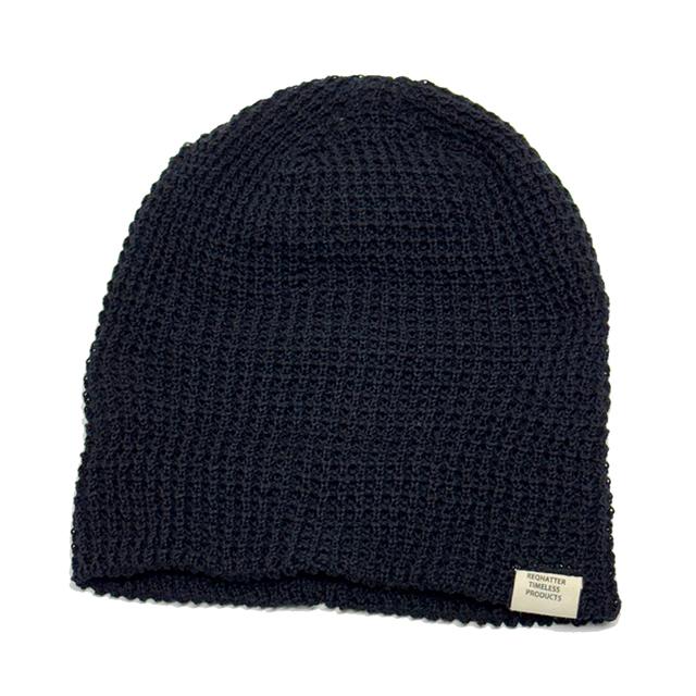 コットン ワッチキャップ ワッフル ニットキャップ ニット 帽子 メンズ リラックスワッチ ルーズワッチ 2WAYデザイン 綿100％ ReqHatter 別注企画 : MARK. - 通販 ...