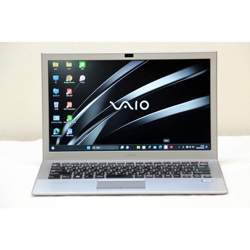 VAIO 中古 ノートパソコン VJS131C11N Core i3 6100U 2.3GHz メモリ 4GB SSD 256GB Windows11 Bluetooth WEBカメラ ...