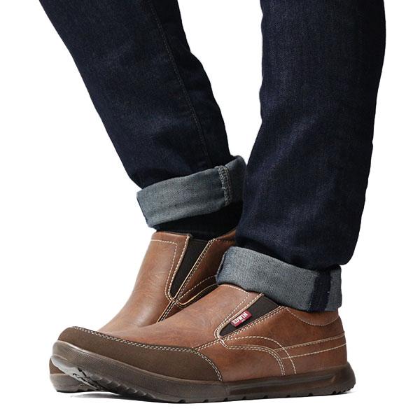 EDWIN（エドウィン） スニーカー メンズ 靴 スリッポン 黒 ブラック ブラウン 防水 雨 軽量 軽い 疲れない 幅広 ワイズ 4E EDWIN EDM-235W : 靴のニシムラ ...