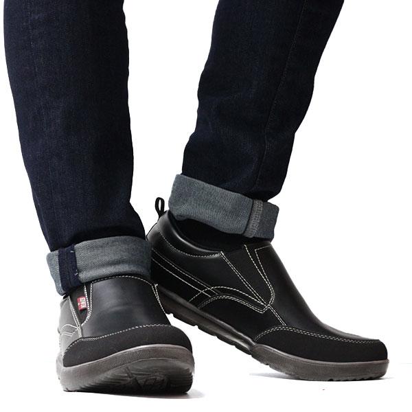 EDWIN（エドウィン） スニーカー メンズ 靴 スリッポン 黒 ブラック ブラウン 防水 雨 軽量 軽い 疲れない 幅広 ワイズ 4E EDWIN EDM-235W : 靴のニシムラ ...