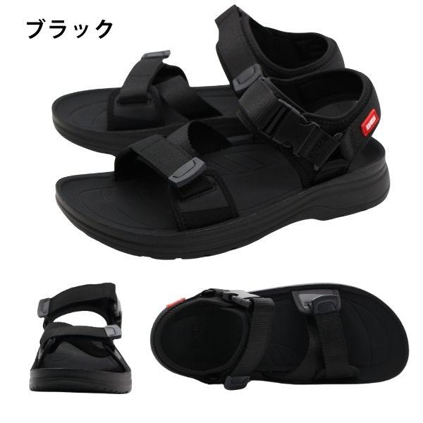 EDWIN エドウィン サンダル メンズ 靴 スポーツサンダル 黒 ブラック 緑 カーキ 軽量 軽い 履きやすい 歩きやすい 疲れない 厚底 おしゃれ かっこいい EW-5123 : 靴の ...