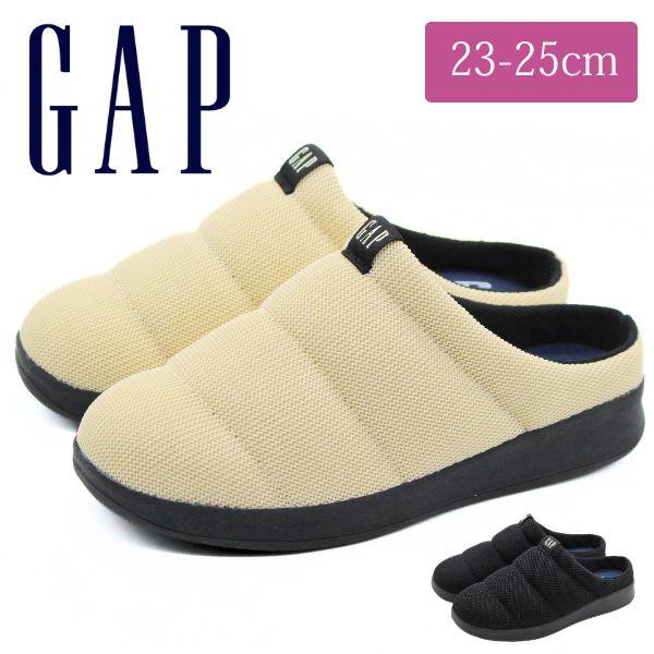 GAP（ギャップ） スリッポン レディース 靴 ルームシューズ モックシューズ サンダル スリッパ 黒 ブラック 軽量 軽い 厚底 GAP GPU22529 : 靴のニシムラ Yahoo!店 ...