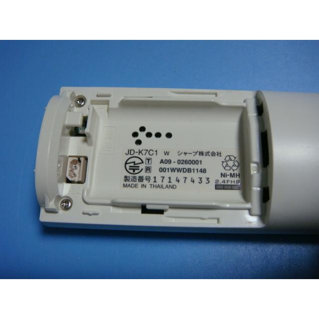 SHARP 送料無料【スピード発送/即決/不良品返金保証】純正★シャープ コードレス 電話機 子機 JD-K7C1 ＃B4811 : オークショップ - 通販 - Yahoo!ショッピング