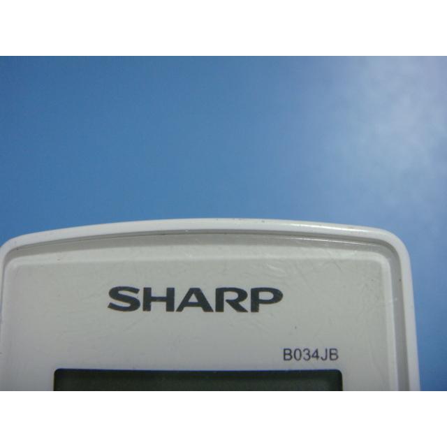 SHARP 送料無料【スピード発送/即決/動作確認済/不良品返金保証】純正★SHARP シャープ エアコン用リモコン B034JB＃B5768 : オークショップ - 通販 - Yahoo ...