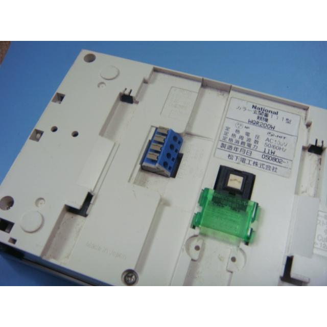 ナショナル WQR200W National テレビドアホン 親機 送料無料 スピード発送 即決 不良品返金保証 純正 C1283 : オーク ...