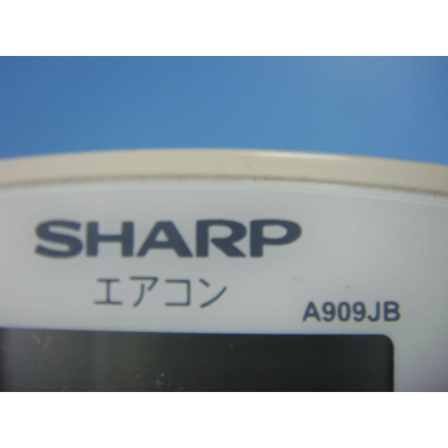 SHARP A909JB シャープ エアコンリモコン 送料無料 スピード発送 即決 動作確認済 不良品返金保証 純正 C1738 : オークショップ - 通販 - Yahoo!ショッピング