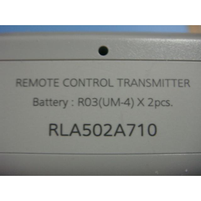三菱（MITSUBISHI） RLA502A710 エアコン用リモコン 送料無料 スピード発送 即決 動作確認済 不良品返金保証 純正 ...