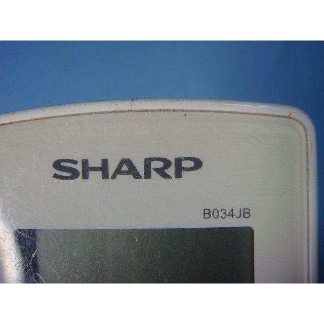 SHARP B034JB シャープ エアコン用リモコン 送料無料 スピード発送 即決 動作確認済 不良品返金保証 純正 C7175 : オークショップ - 通販 - Yahoo!ショッピング