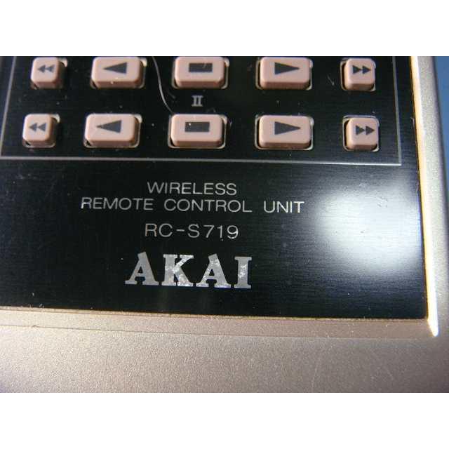 RC-S719 AKAI アカイ システムコンポ用 リモコン オーディオ 送料無料 スピード発送 即決 動作確認済 不良品返金保証 純正 C7763 : c7763 : オークショップ ...