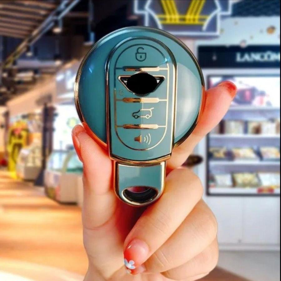 MINI（ミニ） キーカバー キーケース キーホルダー グレー 灰 金 TPU キーケース f56 f60 : audiaヤフー店 - 通販 ...