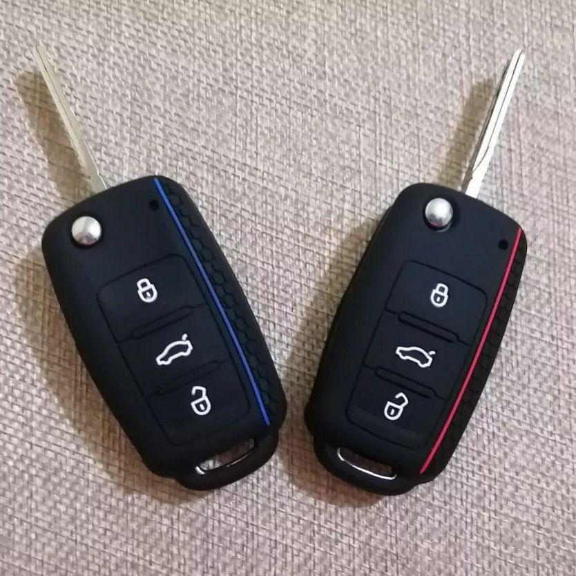 フォルクスワーゲン VW Volkswagen ワーゲン ゴルフ ポロ キーケース キーカバー キーホルダー シリコン パサート ティグアン ...