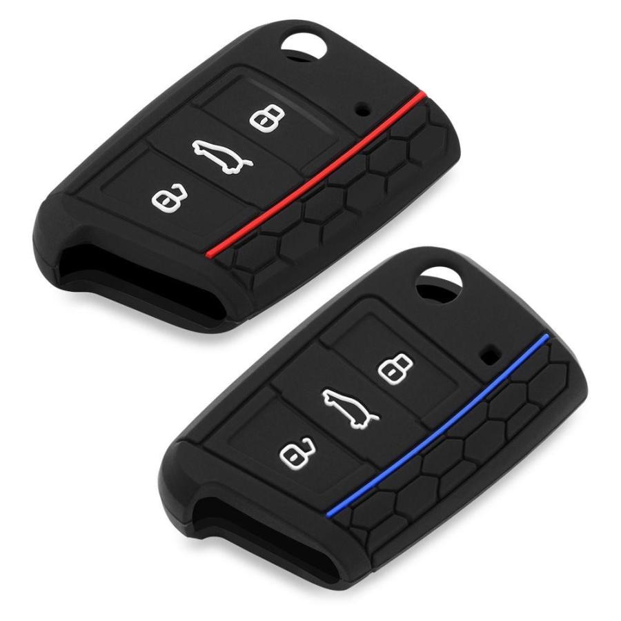 フォルクスワーゲン（Volkswagen） VW Volkswagen スマートキー キーケース キーカバー シリコン : audiaヤフー店 ...