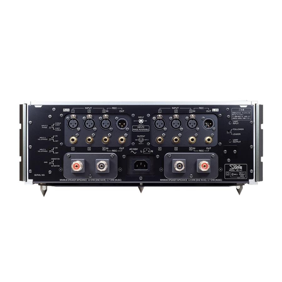 SOULNOTE - A-3/プレミアム・ブラック（インテグレーテッドアンプ）｛大型CSR｝【メーカー直送品（代引不可）・納期は確認後ご連絡】 :SNT-A3BK:オーディオ逸品館 - 通販 ...