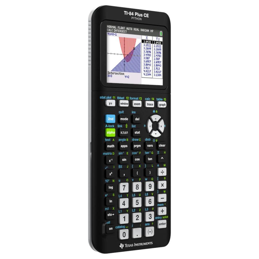 Texas Instruments TI-84 Plus CE Python Black ブラック グラフ電卓 │直輸入品 : Audio ...