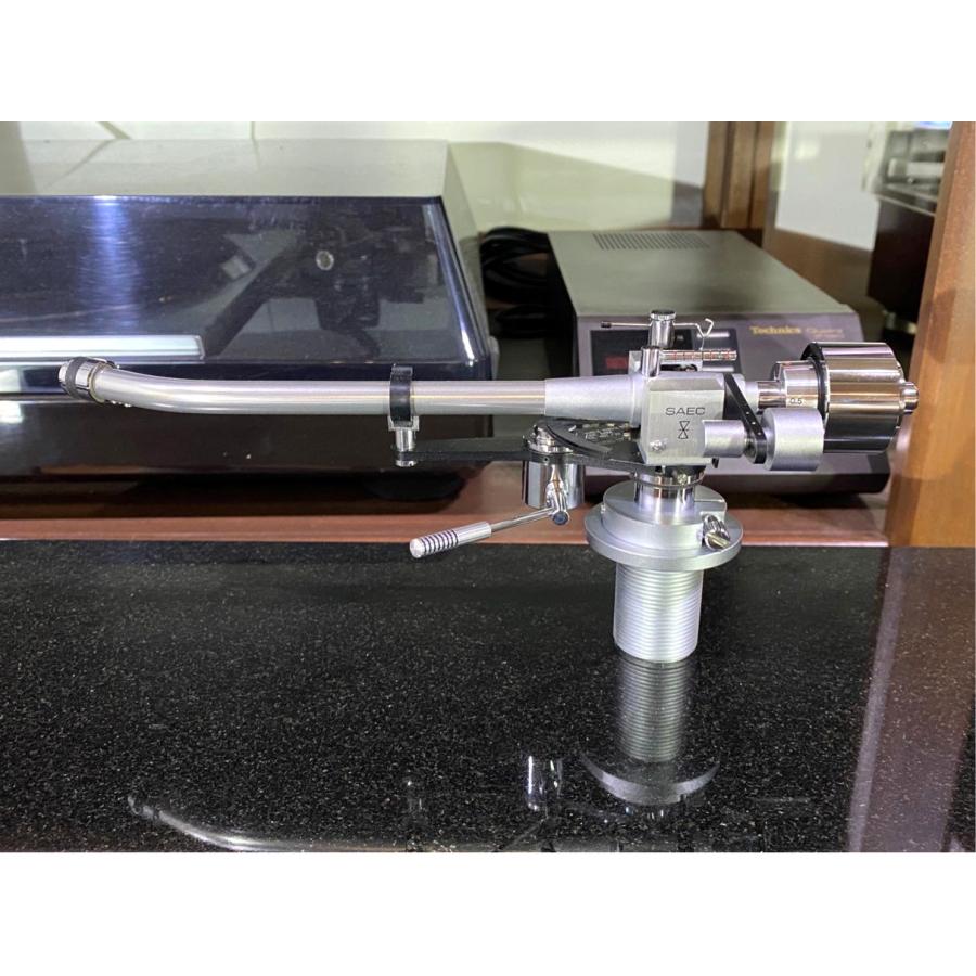 トーンアーム SAEC WE-407/23 CX-8003ケーブル等付属 リフターオイル補充済み Audio Station ...