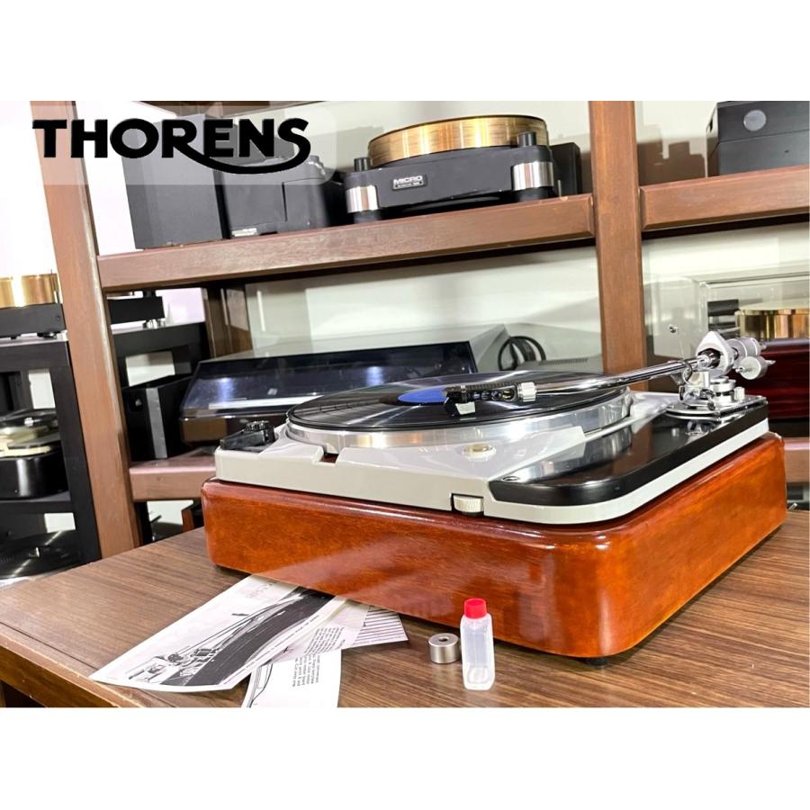 レコードプレーヤー THORENS TD124/II SME 3009 S2 搭載 SMEシェル等付属 リフターオイル補充済み Audio Station : n7333-1 ...